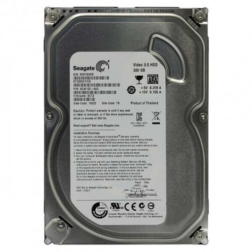 Жесткий диск Seagate 9GW13C-075 320Gb 5900 SATAII 3.5" HDD