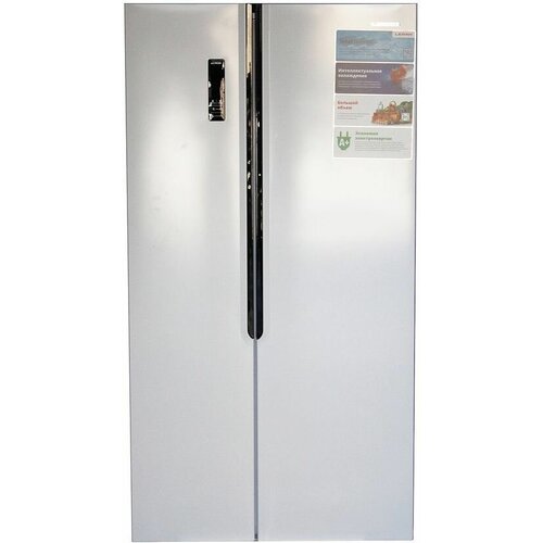 Холодильник двухкамерный LERAN SBS 300 W NF No Frost, Side by Side, белый