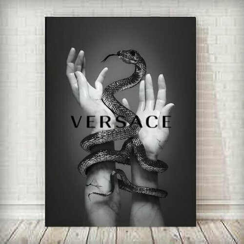 Картина " от Versace" интерьерная, на натуральном хлопковом холсте 90 на 60
