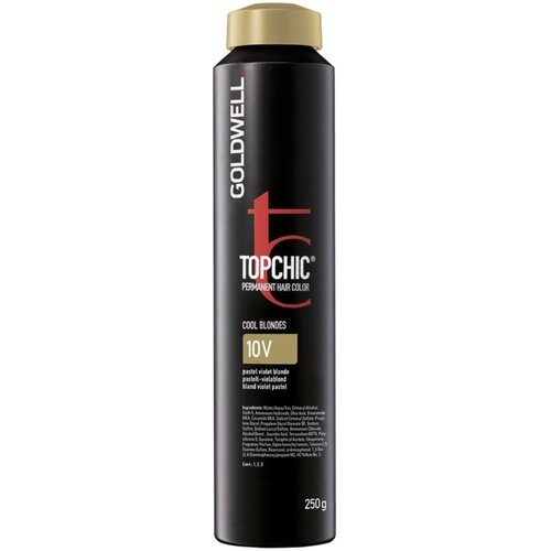 Goldwell Topchic стойкая крем-краска для волос, 10V фиолетовый пастельный блондин