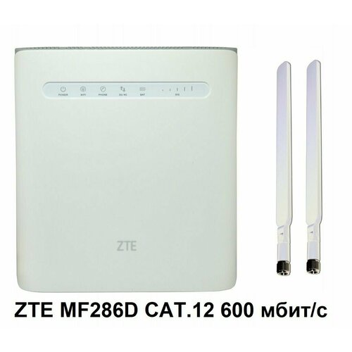600мбит/с WIFI роутер модем двухдиапазонный ZTE MF286D Cat.12 3G 4G LTE с сим слотом интернет станция RJ11 2.4 5 Ггц