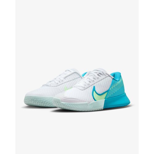 Кроссовки NIKE NikeCourt Air Zoom Vapor Pro 2, размер 38.5, голубой, белый