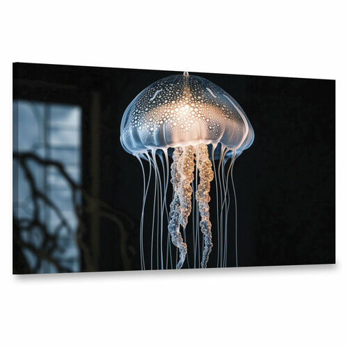 Интерьерная картина 100х60 "Медуза в чарующем плену"