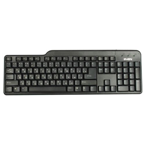 Клавиатура SVEN Basic 301 Black USB черный, 1 шт.