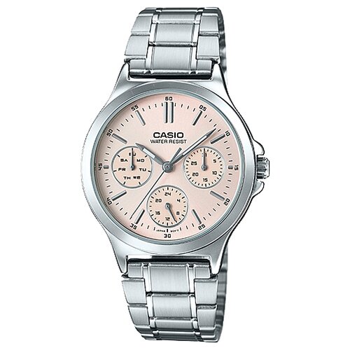 Наручные часы CASIO Standard LTP-V300D-4A, серебряный, розовый