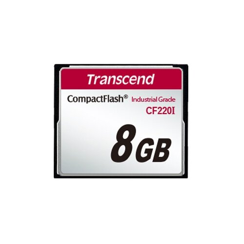 Карта памяти Transcend Compact Flash 8 ГБ, R/W 56/44 МБ/с