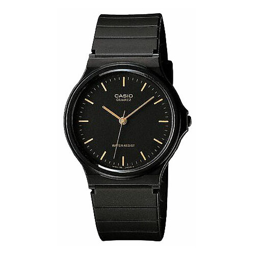 Наручные часы CASIO MQ-24-1E, черный, золотой