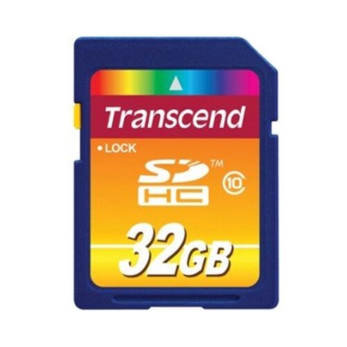 Карта памяти Transcend SDHC 32 ГБ Class 10, V10, A1, 1 шт., черный