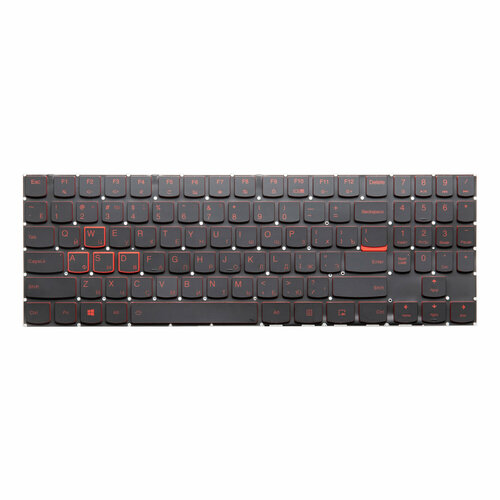Клавиатура с красной подсветкой для Lenovo Legion y520 / y520-15ikbn / y720-15ikb / y520-15ikbm / y720-15 / y520-15 / y520-15ikba