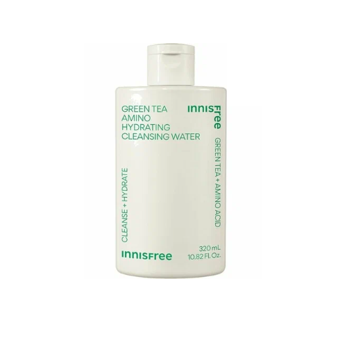 Вода очищающая для снятия макияжа и очищения кожи INNISFREE Green Tea Amino Hidrating Cleansing Water 320ml