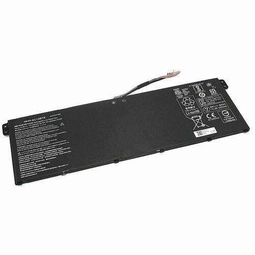 Аккумуляторная батарея для ноутбука Acer Aspire Swift 3 SF3 (AC14B7K) 15.28V 3320mAh черная, код 074282