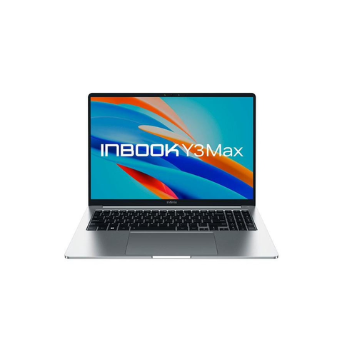 INFINIX Ноутбук/ Infinix Inbook Y3 MAX_YL613 16"(1920x1200 IPS)/Intel Core i3 1215U(1.2Ghz)/16384Mb/512SSDGb/noDVD/Int: Intel UHD Graphics/BT/WiFi/70WHr/1.65kg/Silver/Win11Home