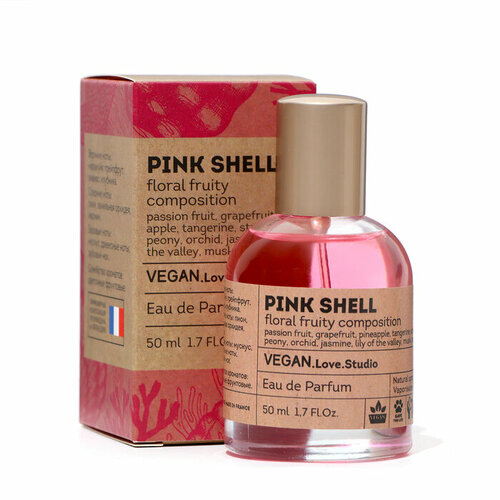 Delta PARFUM Парфюмерная вода женская Vegan Love Studio Pink Shell, 50 мл (по мотивам Bombshell by victoria´s (V.Secret)