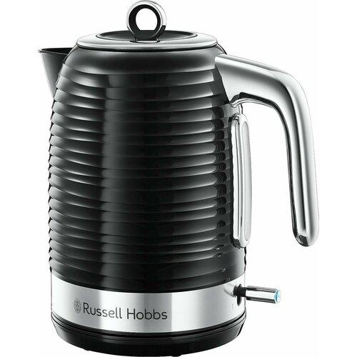 Чайник Russell Hobbs 24360 Inspire электрический, черный с хромированными вставками, 3000 Вт, 1,7 л