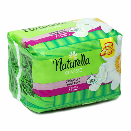 Naturella Прокладки Классик Maxi с крылышками, 7шт, 9 упаковок
