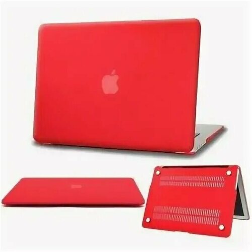 Чехол пластиковый MyPads для ноутбука MacBook Pro 13.3 дюйма A1706/A1708/A1989/A2159/A2251/A2289 красный