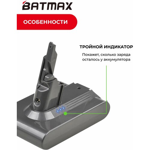 Аккумулятор BATMAX для пылесосов Dyson V7 / SV11 4000mAh