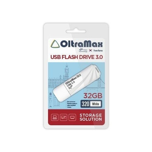USB-флеш накопитель (OLTRAMAX OM-128GB-320-White USB 3.0)