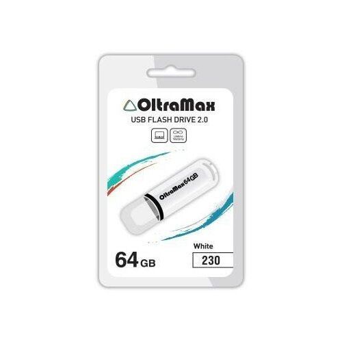 USB флэш-накопитель (OLTRAMAX OM-64GB-230-белый)