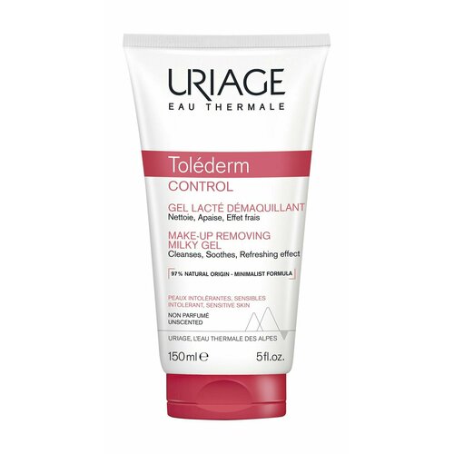 Очищающий гель-молочко для снятия макияжа / Uriage Tolederm Control Make-up Removing Milky Gel