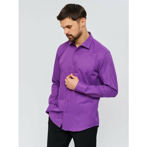 Рубашка BAWER, размер L, фиолетовый