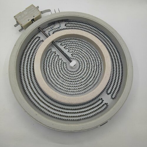 Конфорка для стеклокерамики двойная 230 мм электрическая для плиты