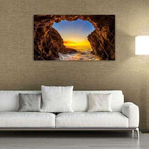 Картина на холсте 60x110 LinxOne "Калифорнии США Matador" интерьерная для дома / на стену / на кухню / с подрамником