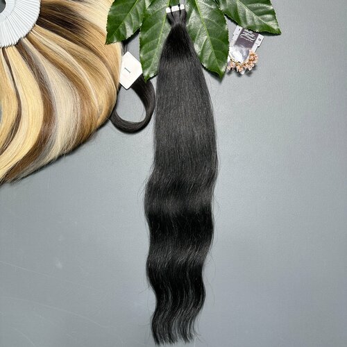 Волосы Belli Capelli славянские стандарт на ленте 2,8см №1 50см (20 лент)