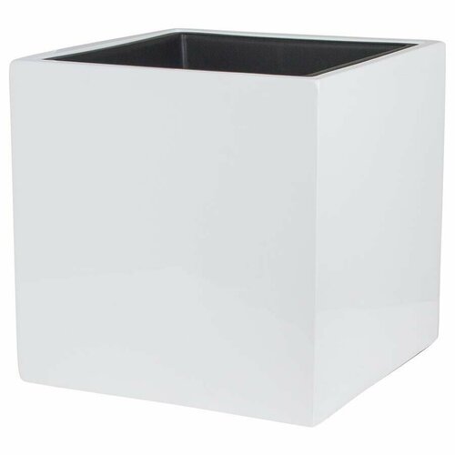 Nobilis Marco цветочный горшок Pmlac-white Cube 40х40хH40, белый