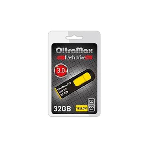 Флешка OltraMax 270 32 ГБ, желтый