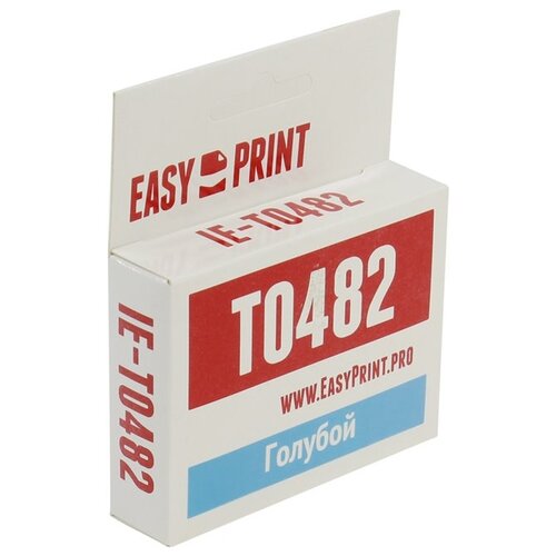 Картридж EasyPrint IE-T0482, 430 стр, голубой
