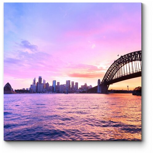 Модульная картина Неповторимая панорама Сиднея 140x140