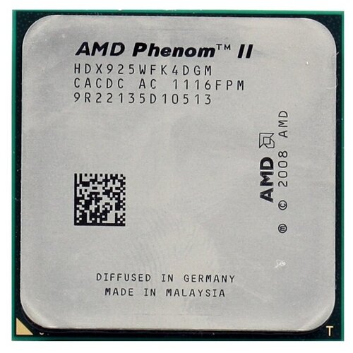 Процессор AMD Phenom II X4 Deneb 925 AM3,  4 x 2800 МГц, OEM