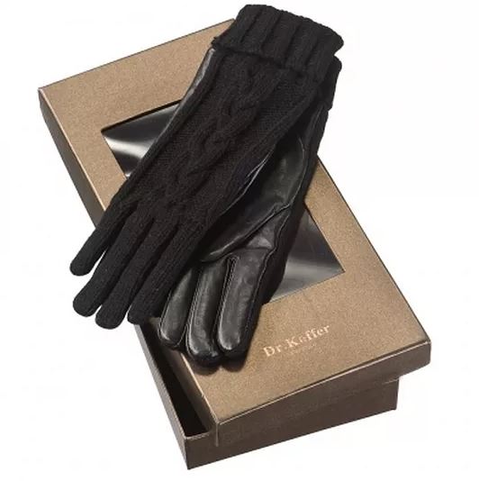 Перчатки женские Dr.Koffer H620188-120-04 черные 7