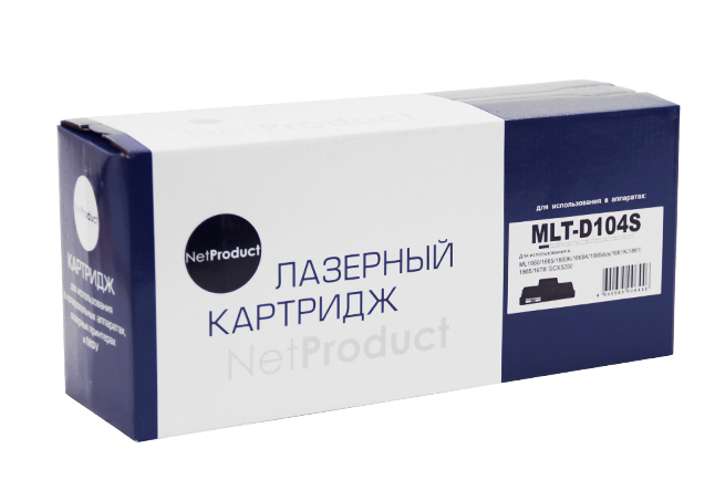 Картридж для лазерного принтера NetProduct MLT-D104S Black