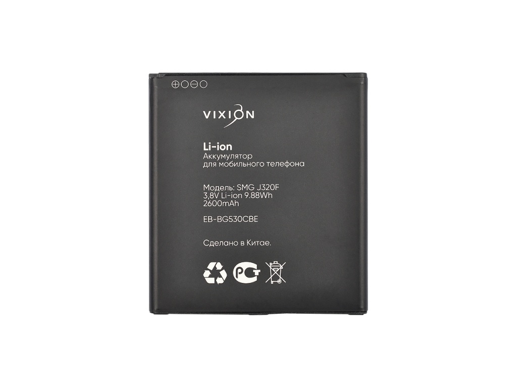 Аккумулятор Vixion для Samsung J320F/J500F/G530H/G531H/G532F (EB-BG530CBE)