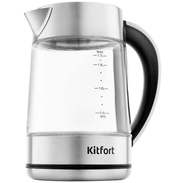 Чайник электрический Kitfort KT-690 1.7 л Transparent