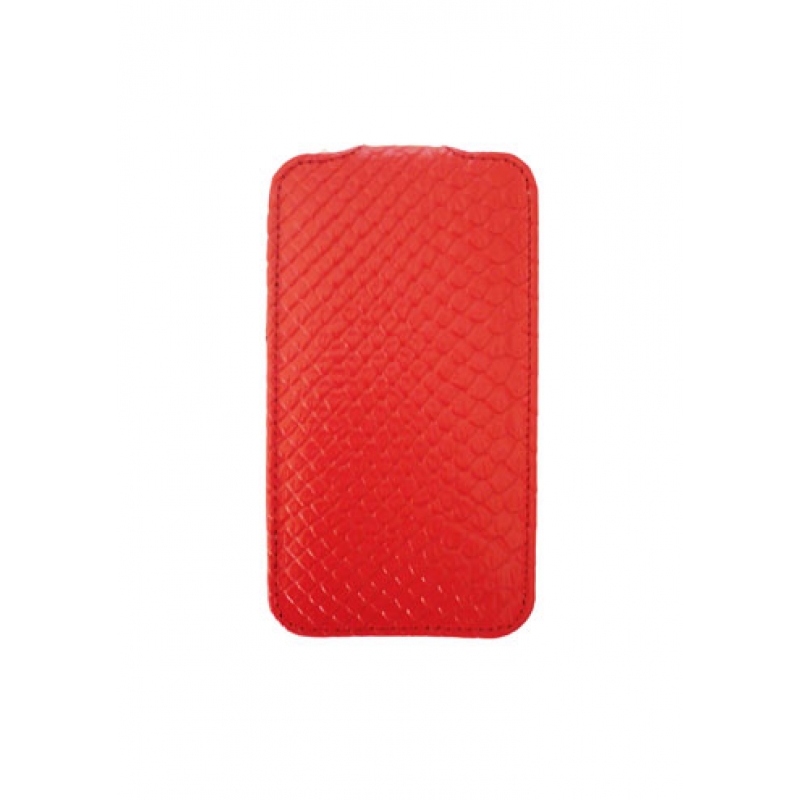 Кожаный чехол Melkco Jacka Type для Apple iPhone 3GS/3G змеиная кожа красный