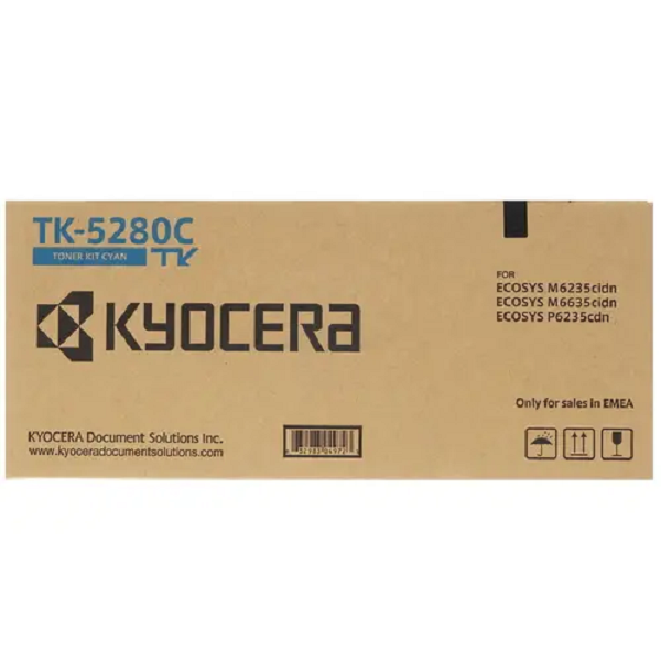 Картридж для лазерного принтера Kyocera (TK-5280C) голубой, оригинальный