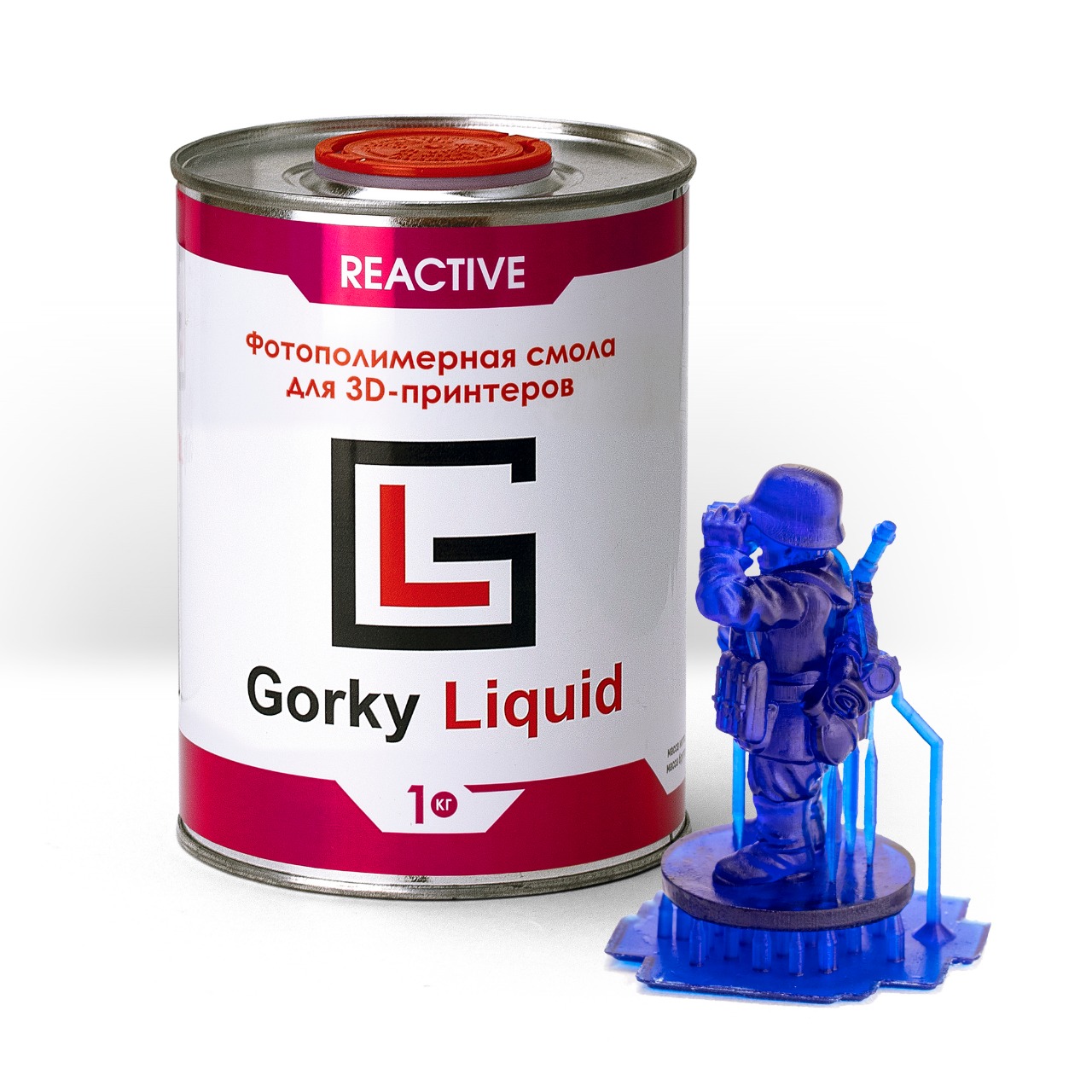 Фотополимерная смола Gorky Liquid Reactive (Blue) 1кг