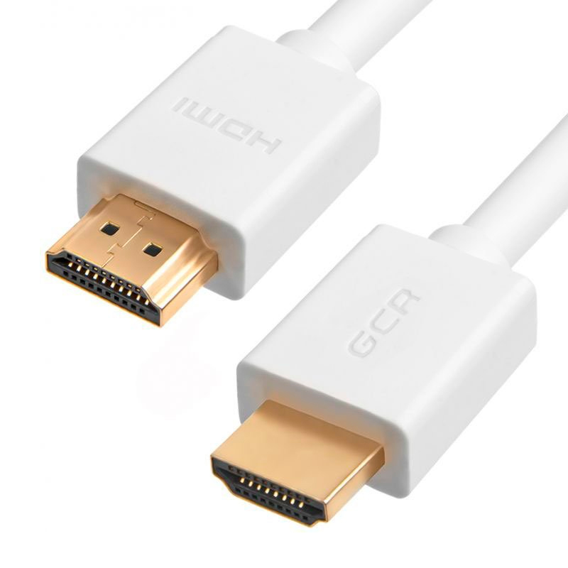 Кабель GCR HDMI 2.0 0.5м, белый (GCR-HM761-0.5m)