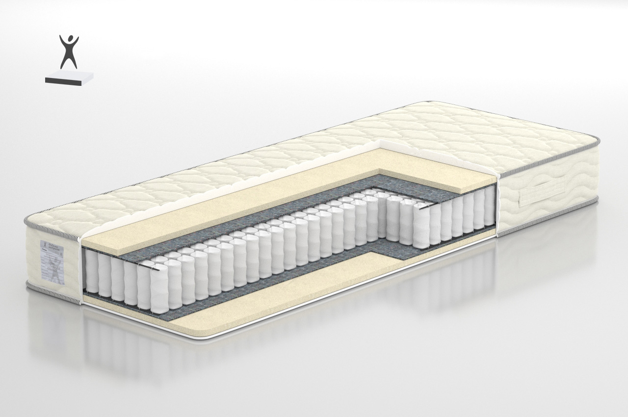Матрас Аккорд Duet TFK 190х90 с блоком независимых пружин EVS 500