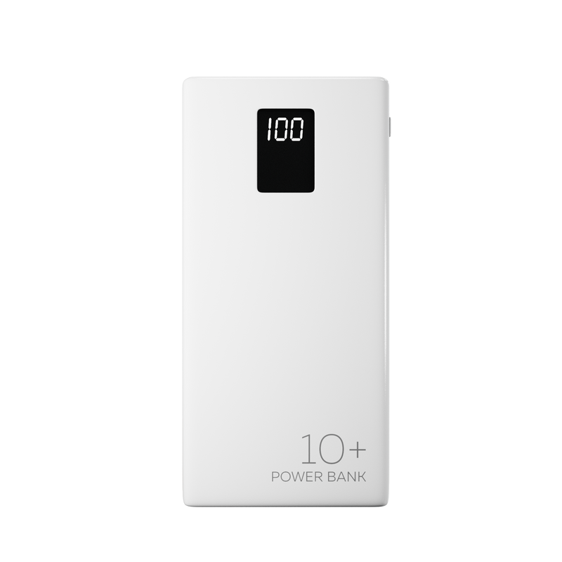 Внешний аккумулятор More choice 10000mAh Smart 3USB Type-C 3A PD 20W+QC3.0 PB32S-10 White