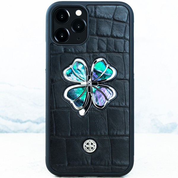 Чехол iPhone 14 Pro Max - Euphoria HM Premium Pearl Clover - Euphoria HM Premium