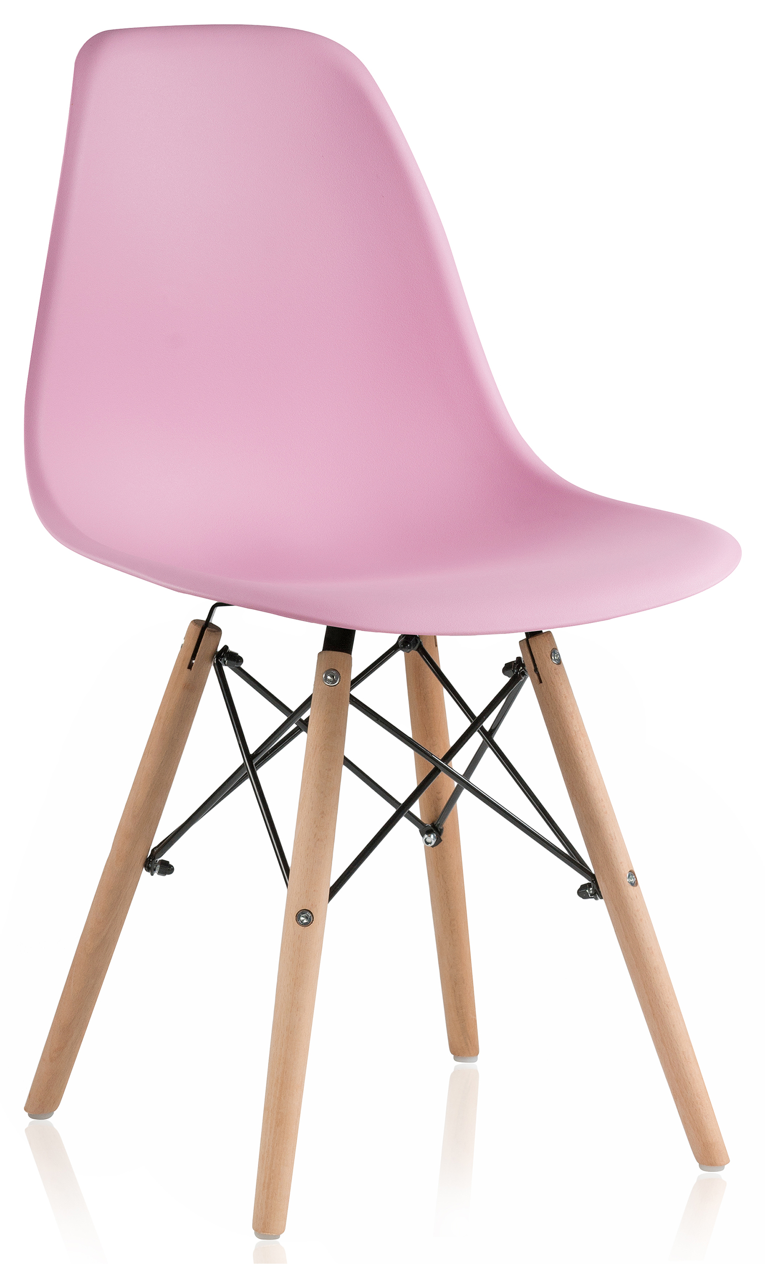 Стул Woodville Eames PC-015 Light pink