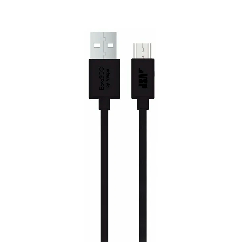 Кабель BoraSCO USB/miniUSB 1м, черный (37945)