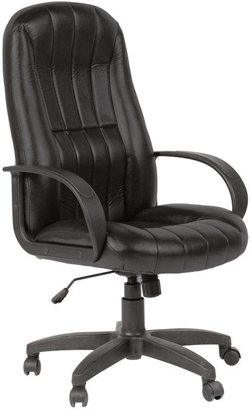 Кресло офисное Евростиль 685 экокожа черная