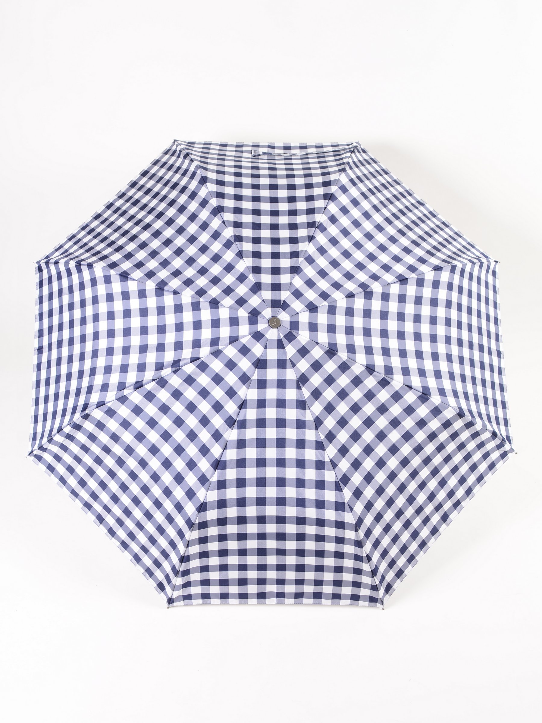 Зонт складной женский автоматический ZEST 53842 белый/синий