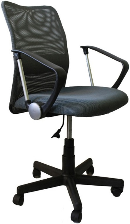 Компьютерное кресло Евростиль Комфорт Арфа LT ткань-сетка серая