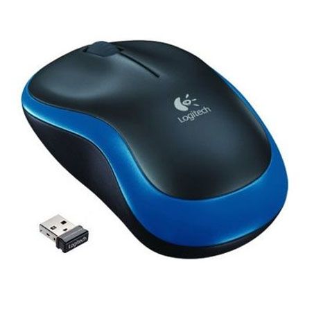 Беспроводная мышь Logitech M185 Gray/Blue (910-002239)